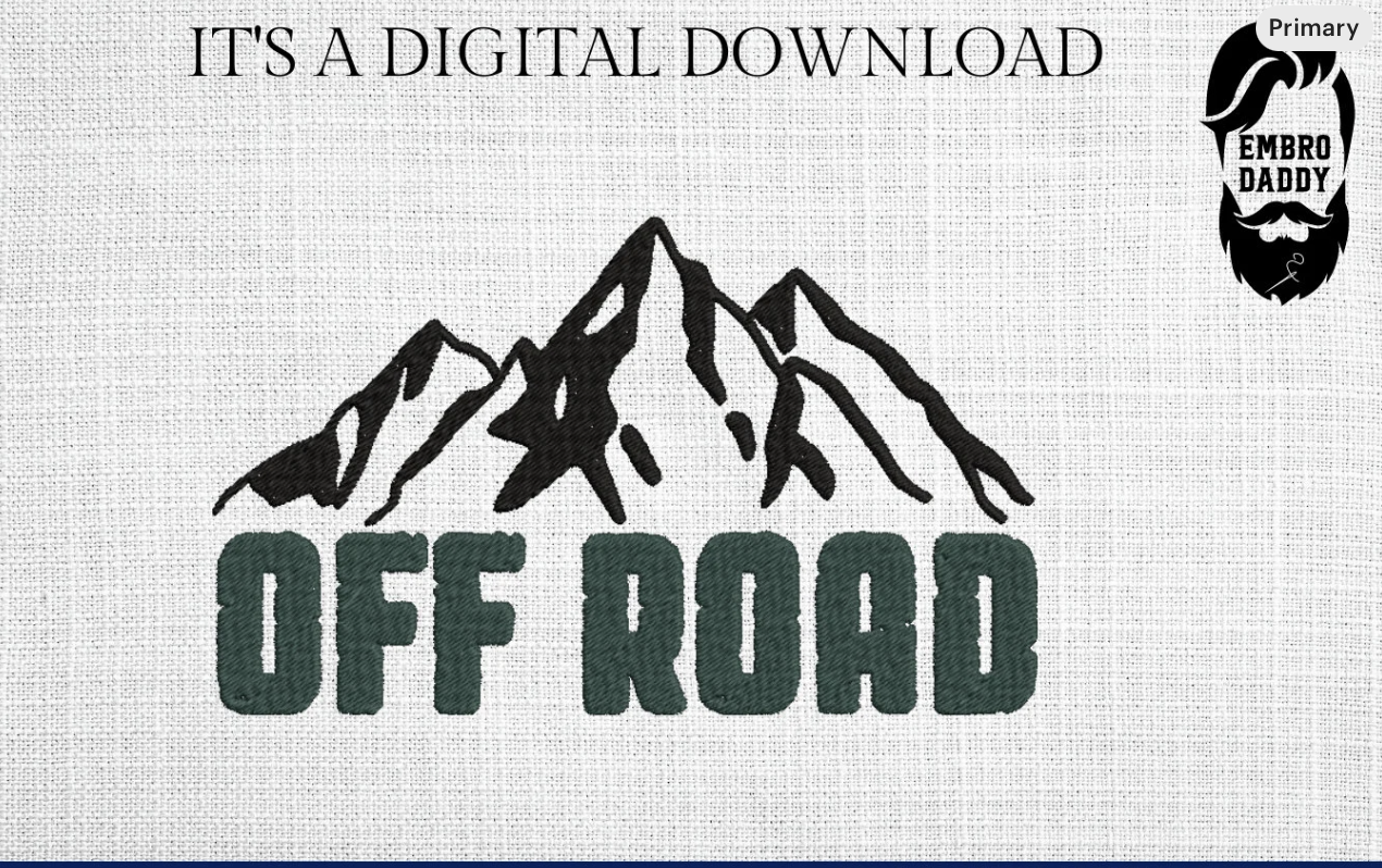 Machine Embroidery files, freebies, offroad, mountains, dst PES, xxx ...